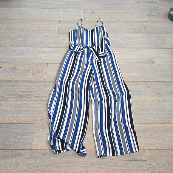 Monteau | Pants & Jumpsuits | Monteau Striped Jumpsuit | Poshmark